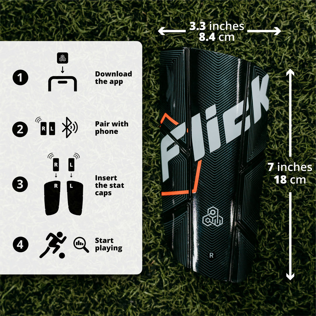 Smart Football Tracker With Shin Guards | Wearable Football Stats ...